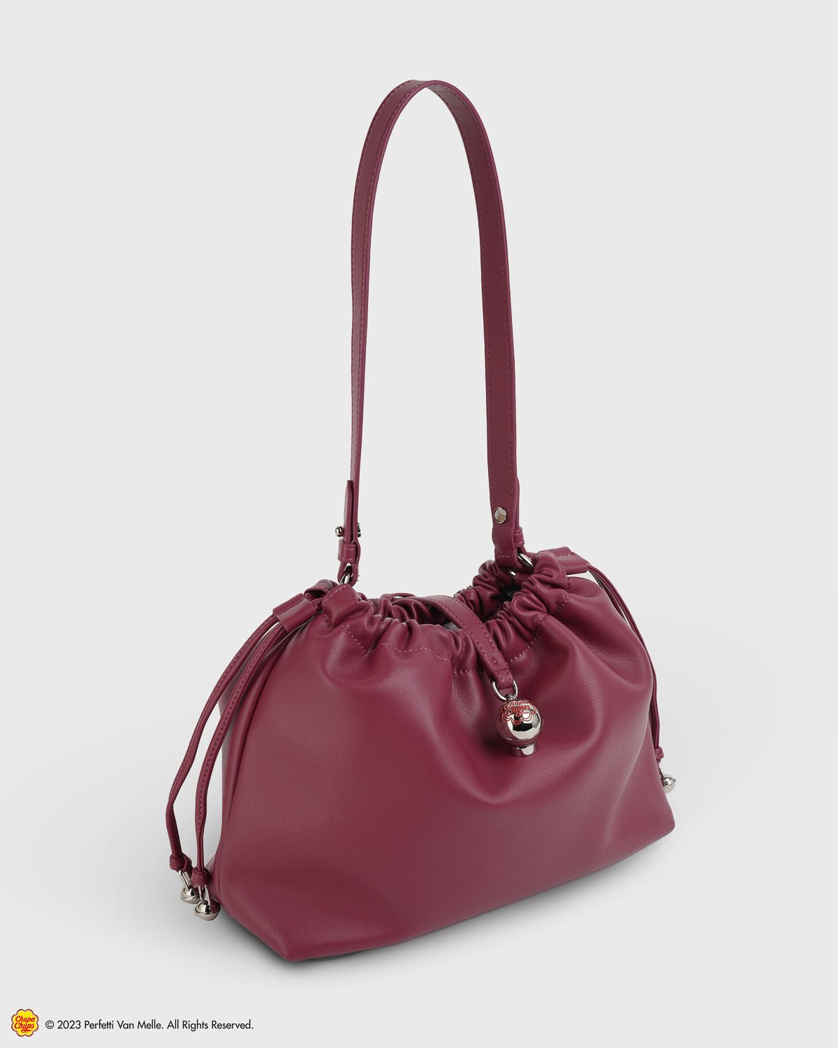 TOS x Chupa Chups Ruched Bag (Cherry) - Tocco Toscano