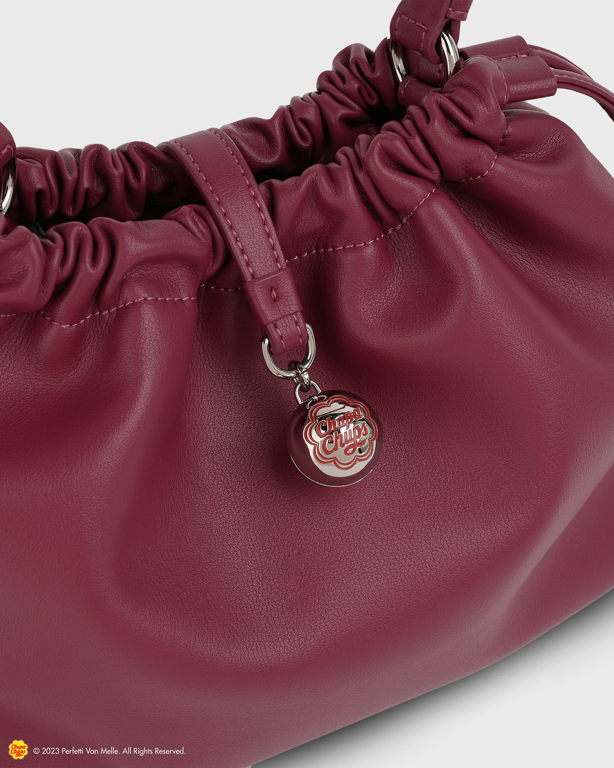 TOS x Chupa Chups Ruched Bag (Cherry) - Tocco Toscano