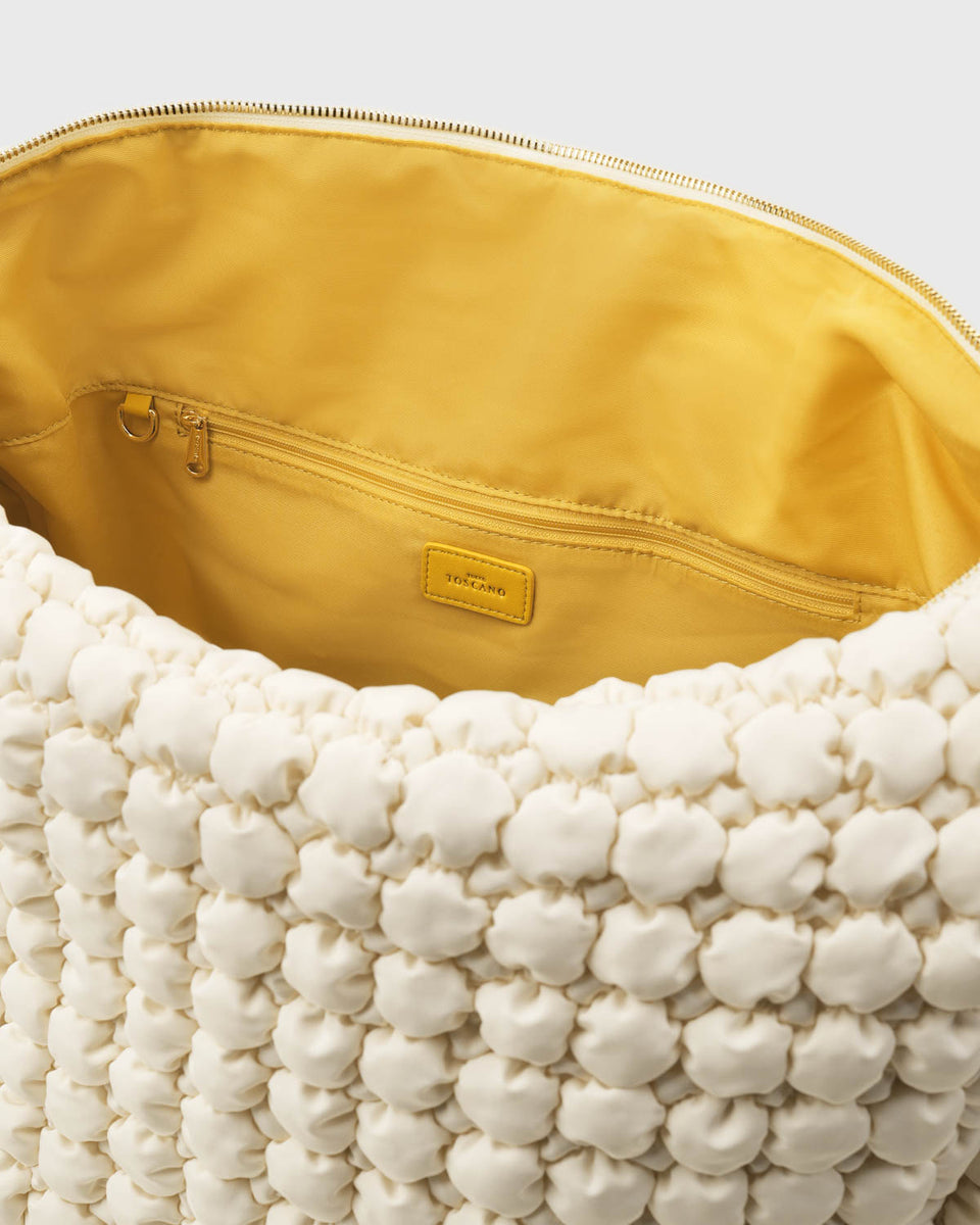 Bloom Crossbody Bag (Cream) - Tocco Toscano