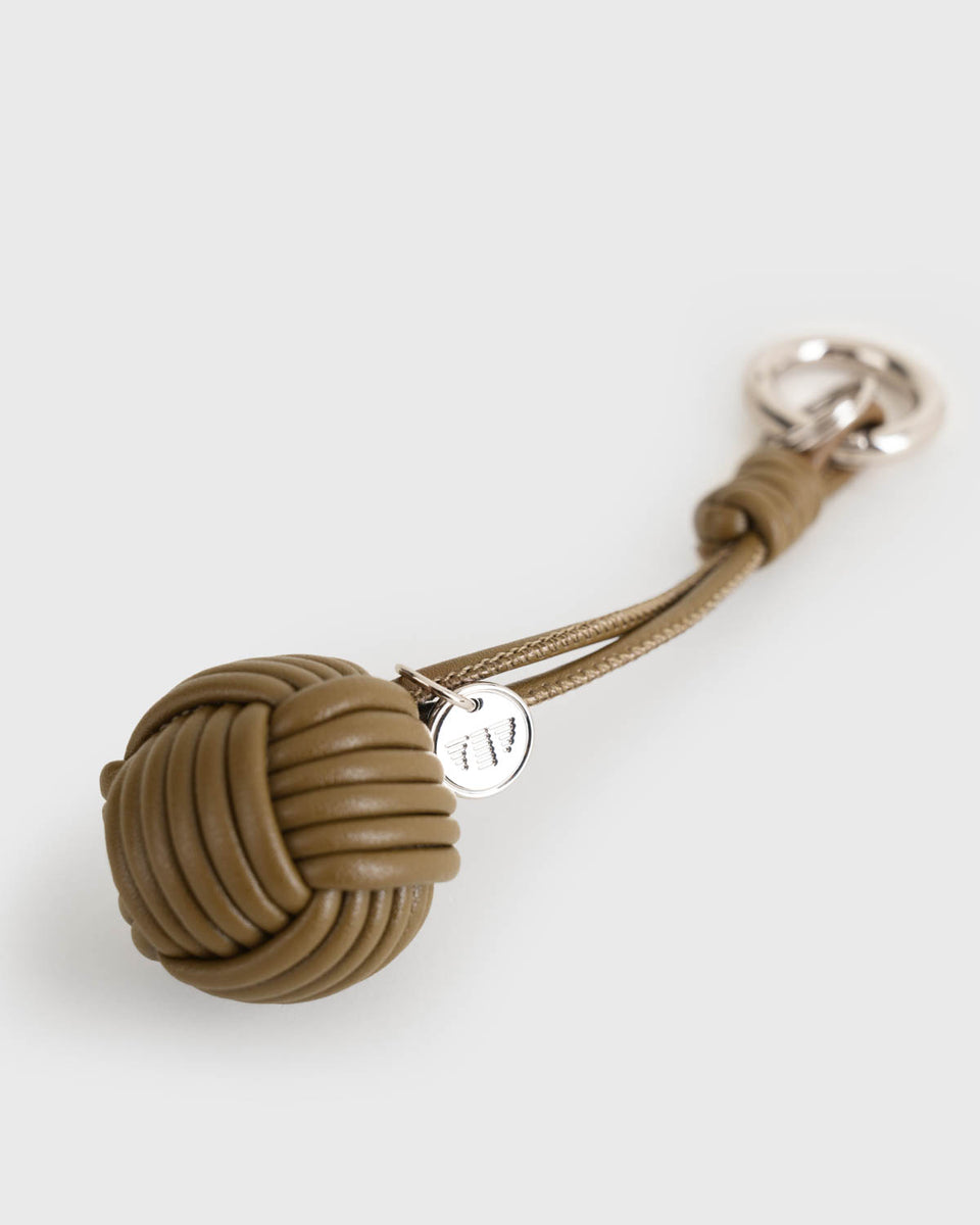 Sonya Braided Ball Charm (Brass) - Tocco Toscano