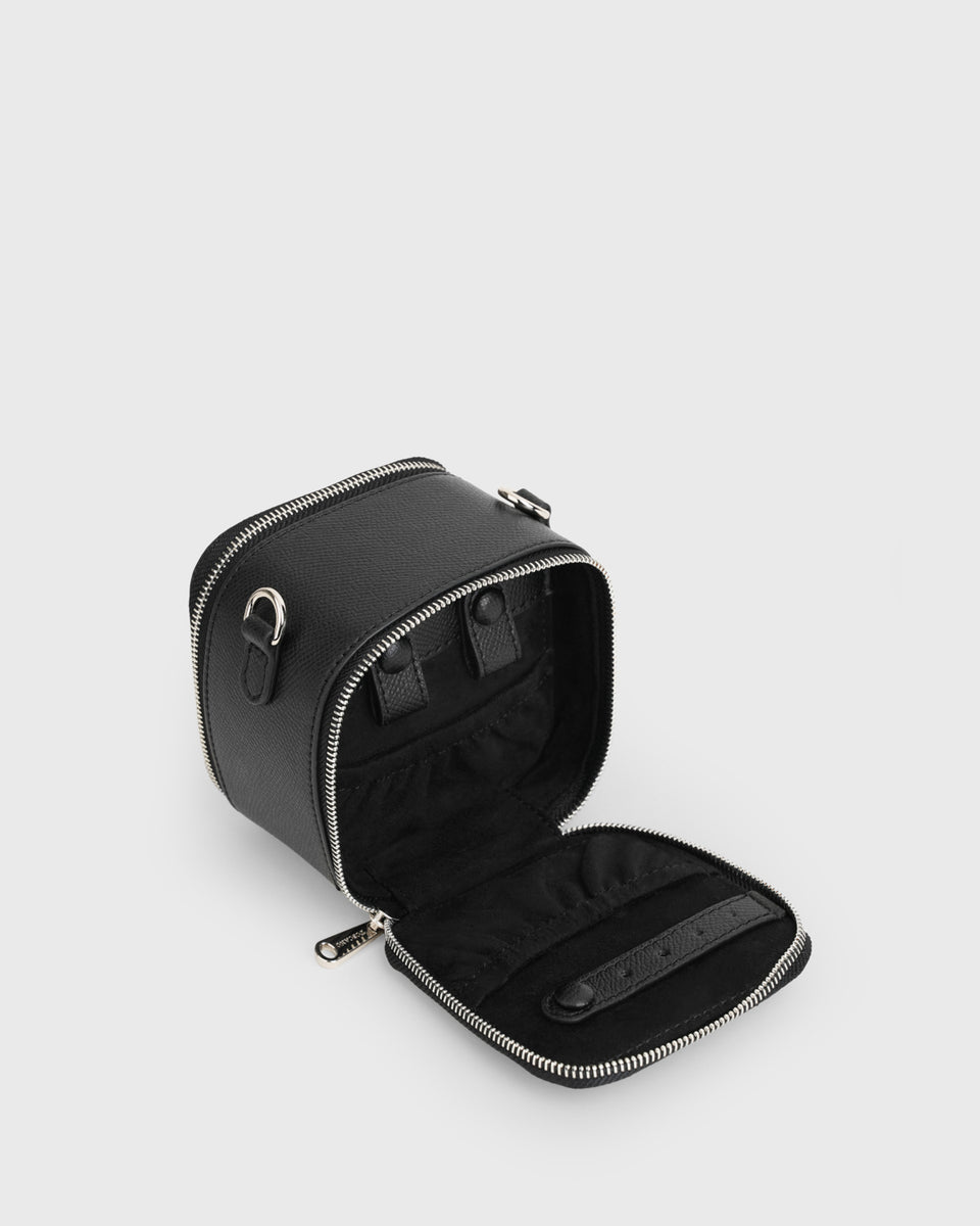 Elle Jewellery Case (Black) - Tocco Toscano