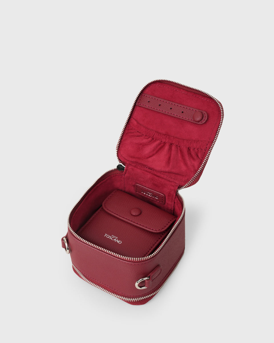 Elle Jewellery Case (Cherry) - Tocco Toscano