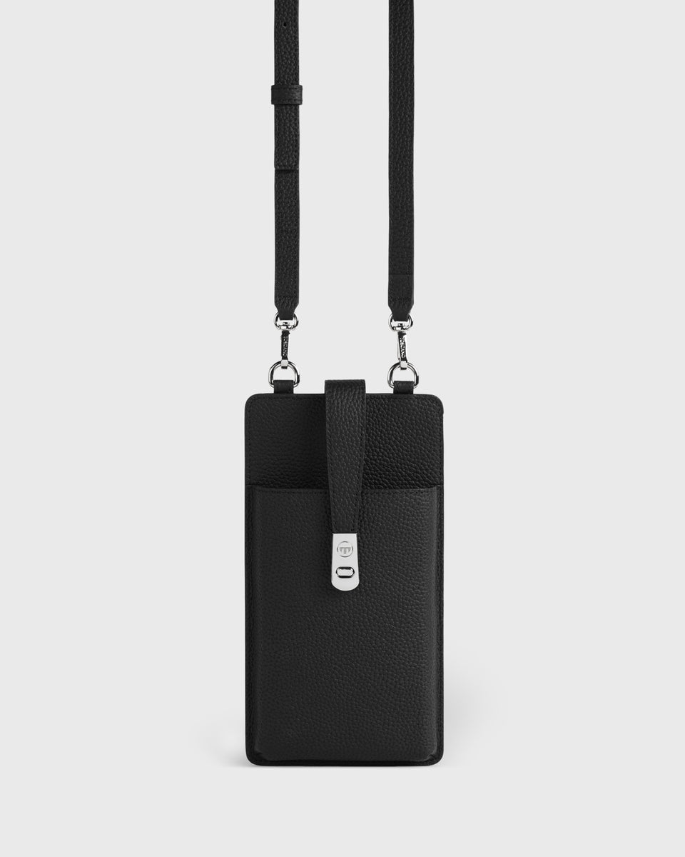 Casey Mobile Phone Bag (Black) - Tocco Toscano