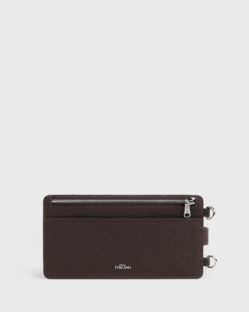 Casey Mobile Phone Bag (Dark Plum) - Tocco Toscano
