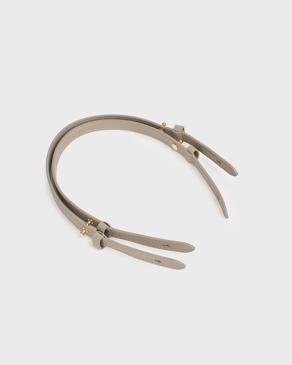Aimee Dual Short Straps (Taupe) - Tocco Toscano